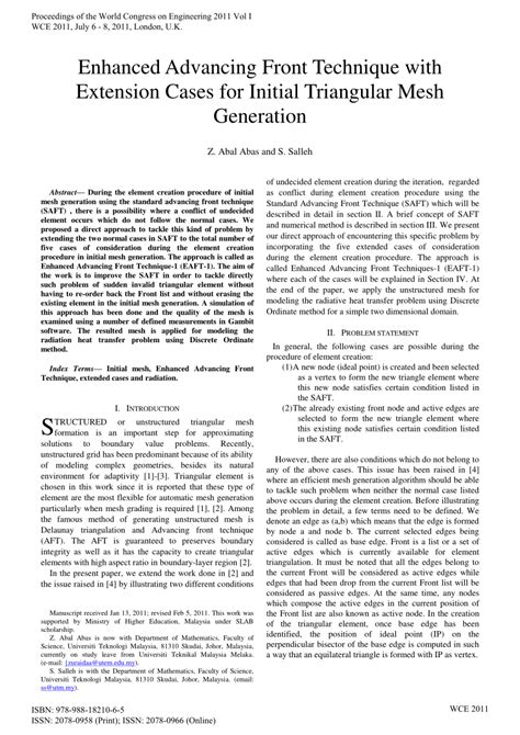 pdf enhanced advancing front technique with extension cases for