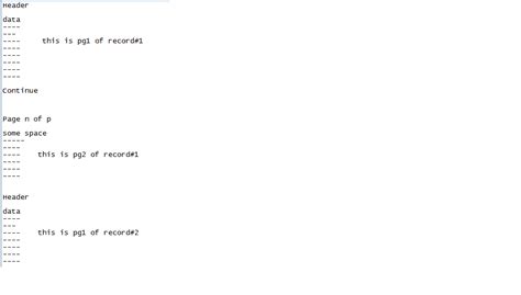 Add Pages Dynamically Depending On Per Record Content In