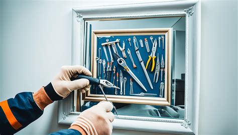 How To Remove A Mirror From A Frame Careful Detachment