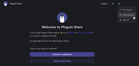 Pingvin Share Self Hosted File Sharing Wetransfer Alternative