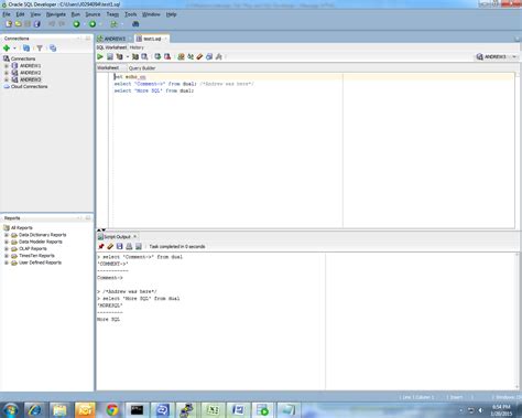 Andrew S Oracle Blog A Difference Between SQL Plus And SQL Developer