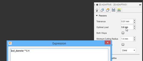 Solved Adaptive Toolpath Set By Percent Of Diameter Autodesk