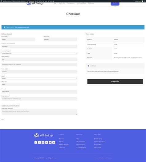 Subscription For Woocommerce Pro Paypal Subscription Integration