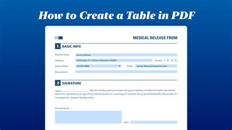 How To Create A Table In PDF The Ultimate Guide UPDF