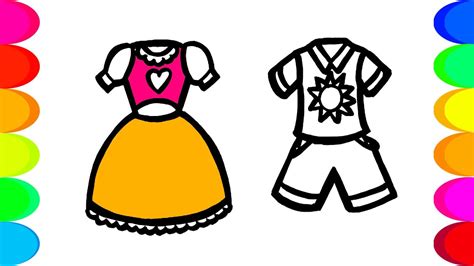 როგორ დავხატოთ ტანსაცმელი Youtube