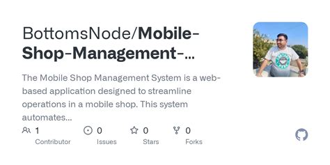 GitHub BottomsNode Mobile Shop Management System PHP PHP Project