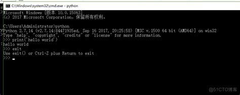 配置好python环境后cmd输入python没有任何提示是为什么jack的技术博客51cto博客