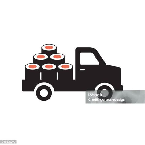 스시 트럭 템플릿 디자인 벡터 상징 디자인 개념 크리에이 티브 기호 아이콘 간장에 대한 스톡 벡터 아트 및 기타 이미지 간장 개념 개발 Istock