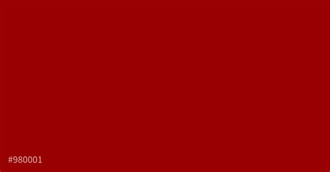 980001 Hex Color Shades And Complementary Colors