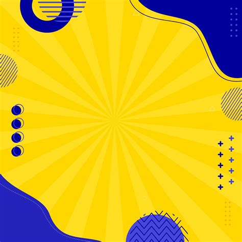 yellow and blue flyer background