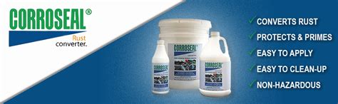Amazon Com Corroseal Water Based Rust Converter Metal Primer Kit Includes 1 Quart Cleaner