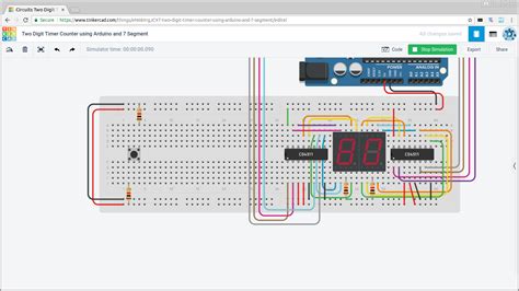 Two Digit Timer Counter Using Arduino Segment Display Trybotics