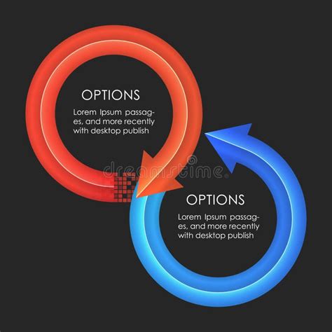 Infographics Design Template Circular Arrows Stock Vector Illustration Of Design Number