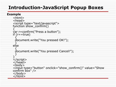 Ppt Java Script Powerpoint Presentation Free Download Id2388690