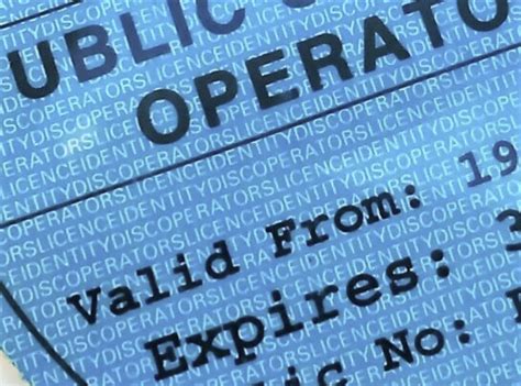 Operator Licence Awareness Pcv Sold Out Ring For Further Details