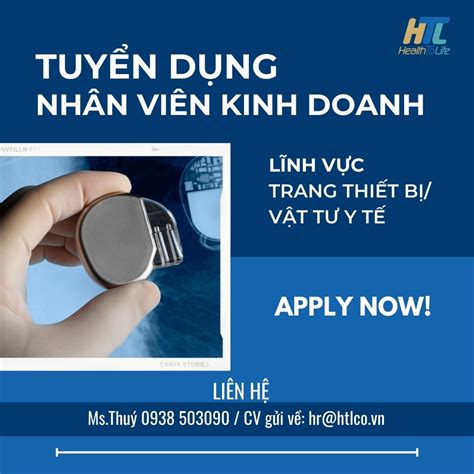 Tuyển dụng nhân viên Sales Công ty HTL Trading Ltd
