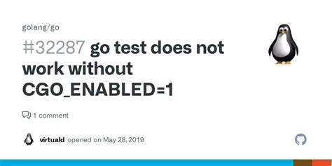 Go Test Does Not Work Without CGO ENABLED Issue Golang Go