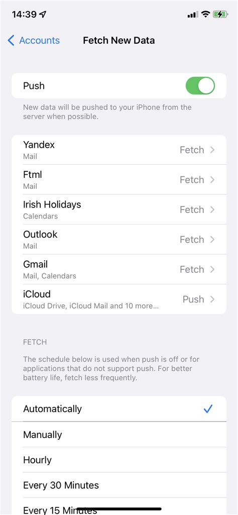 ios ipados 15 and mail app no notifications push fetch macrumors forums