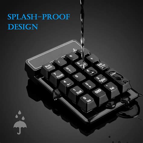 19 Keys Bluetooth Wirewireless Numeric Keyboard M Grandado