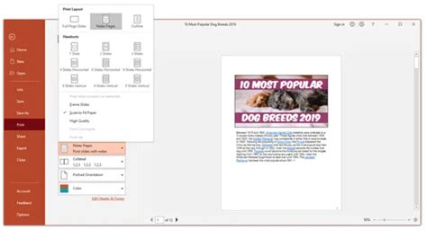 the 1 method how to print powerpoint with notes step by step tutorial