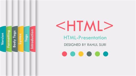 Html Presentation | PDF | Web Design and HTML | Internet