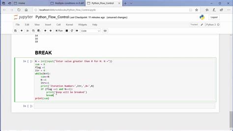 Continue And Break Python Hands On YouTube