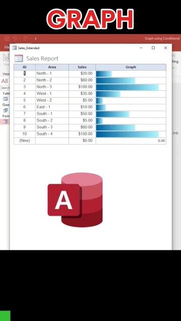 Graph In Ms Access Using Conditional Formatting Msaccesstipsandtricks