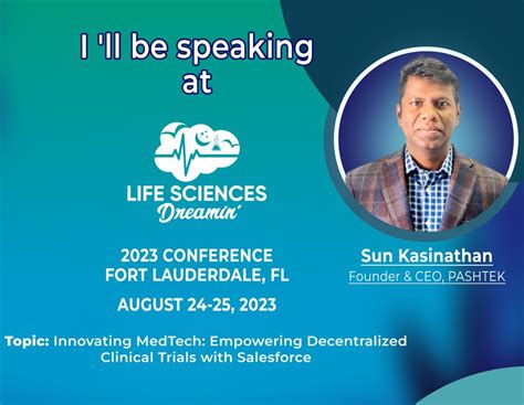 Sundhar Kasinathan On Linkedin Lifesciencesdreamin Salesforce Healthcloud Pashtek Medtech…