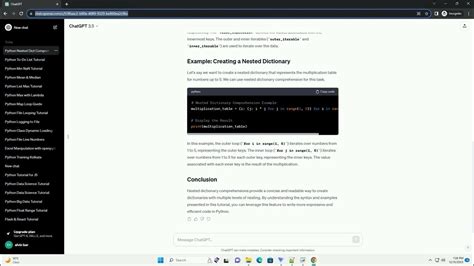 python nested dict comprehension youtube