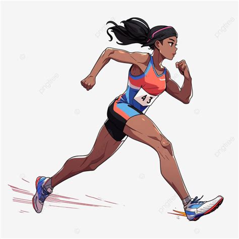 아시안 게임 여자 손으로 그린 만화 육상 경기 요소 아시안 게임 스포츠 달리기 스포츠 여성 육상 경기 Png 일러스트 및 이미지 에 대한 무료 다운로드 Pngtree
