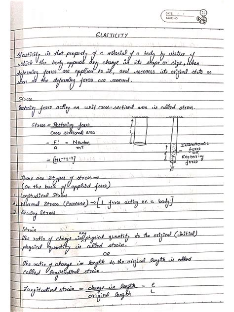 Elasticity Notes Pdf