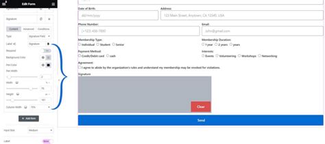 7 steps to add a signature field in elementor form