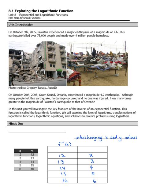 8 1 exploring the logarithmic function 1 completed note pdf