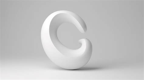 3d rendering of white question mark on blank white background featuring