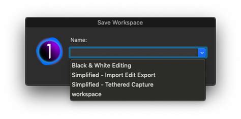 Saving A Personal Workspace Home