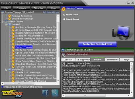 Programtips Advanced System Tweaker 1 0 6 Datormagazin