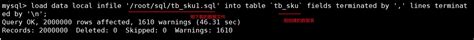 向mysql插入千万条数据 load data local infile 知乎