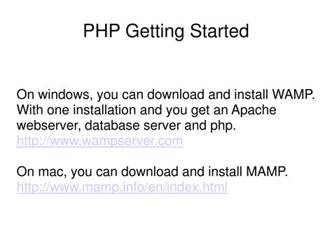 Ppt Php Introduction Learn About Php And Mysql Basics Powerpoint