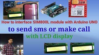 Interfacing Sim L Module With Arduino UNO To Make Cal Doovi