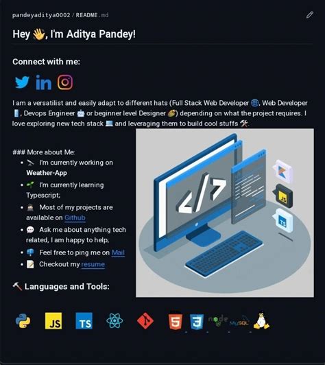 How To Create A Good Readme Md File What Is A Readme File Aditya