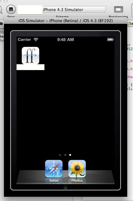 Ios Applicationlaunch Icon Doesnt Appear In Iphone 50 Simulator Or Device Stack Overflow