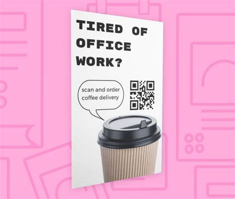 QR Codes On Posters Link To QR QR Code Generator