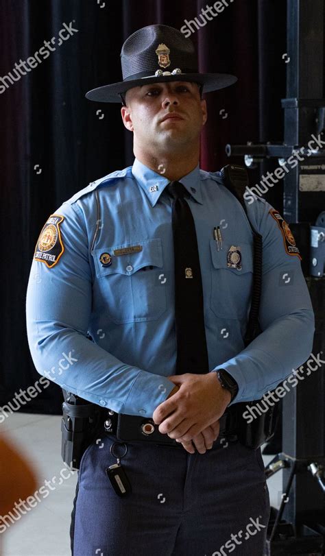State Trooper Getting Praises By Kemp Editorial Stock Photo Stock Image Shutterstock