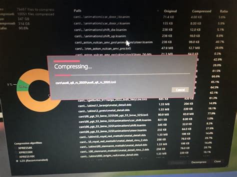 Compressing Files Rassettocorsamods