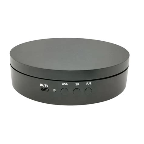 4typ 회전 디스플레이 스탠드 3 단 속도 전기 360 도 Usb 충전 턴테이블 티몬