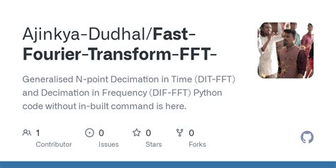 Github Ajinkya Dudhalfast Fourier Transform Fft Generalised N