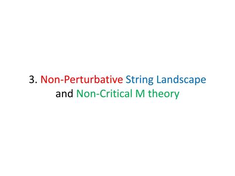 ppt model for non perturbative string landscape and appearance of m