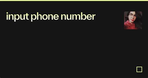 input phone number codesandbox