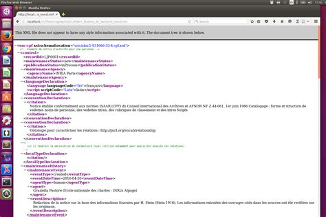 Display Xml Metadata Tree Importexport Omeka Forum