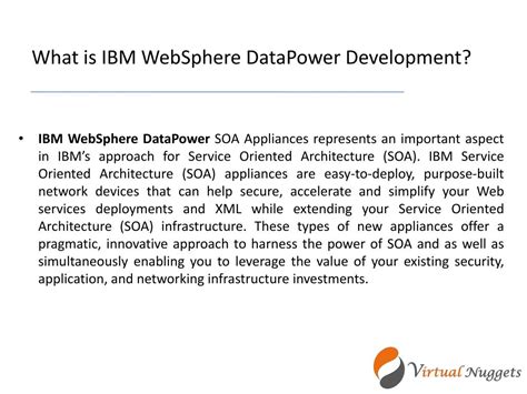 PPT IBM WebSphere DataPower Online Training Services At VirtualNuggets PowerPoint Presentation